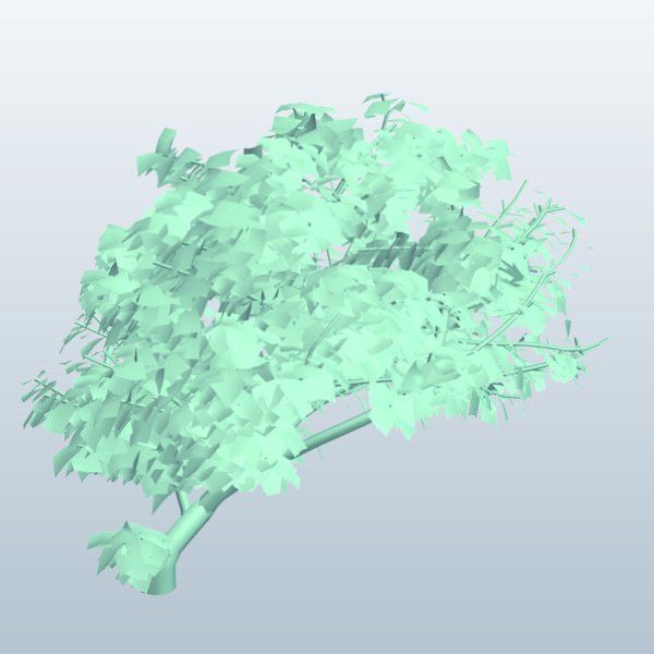 TreeSketch Tree4 V1 免费的3D模型 - .obj .stl - Free3D