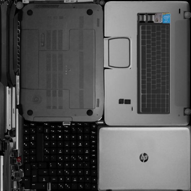 HP Laptop High Poly Free 3D Model - .3ds .obj .dae .blend .fbx .mtl ...