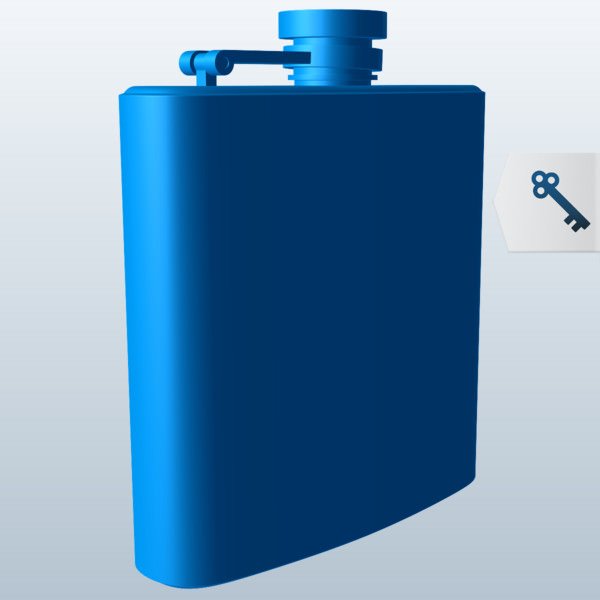 Flask v1 Free 3D Model - .obj .stl - Free3D