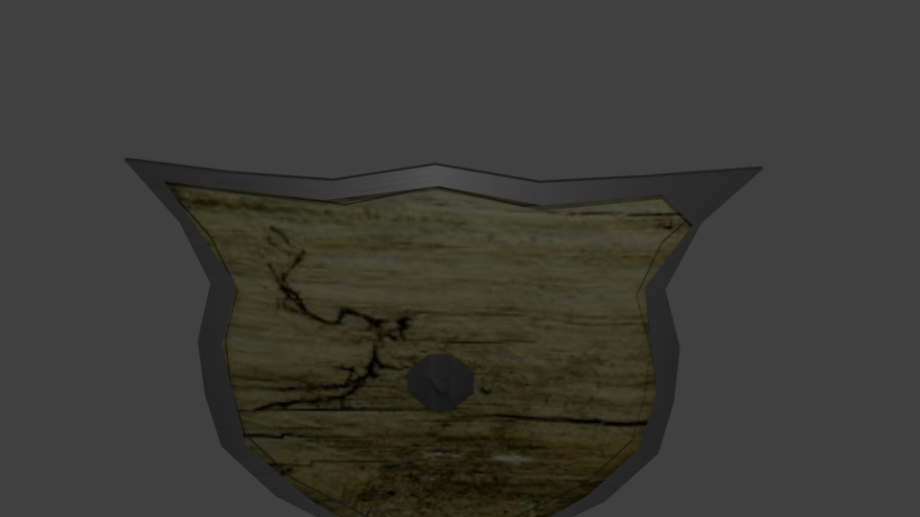 Steel Framed Wooden Shield Free 3D Model - .blend - Free3D