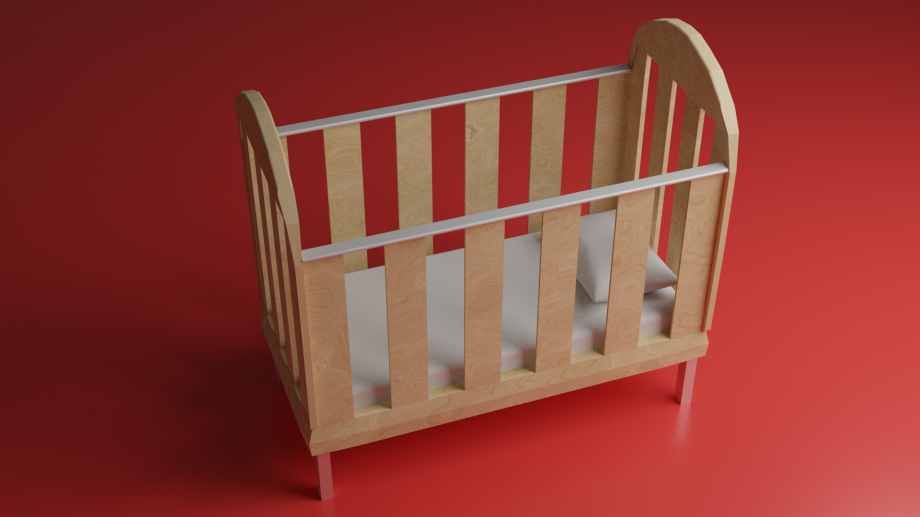 Baby cradle Free 3D Model - .blend - Free3D