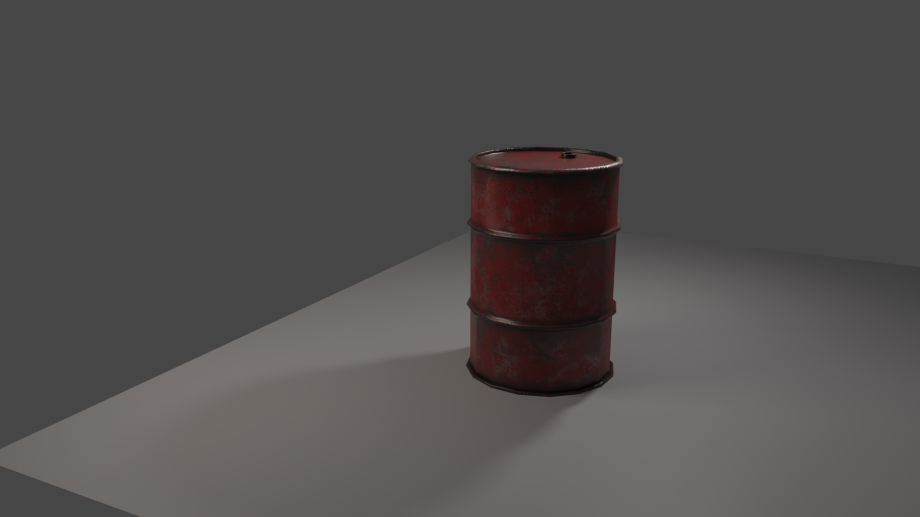 Metal barrel Free 3D Model - .fbx .png - Free3D