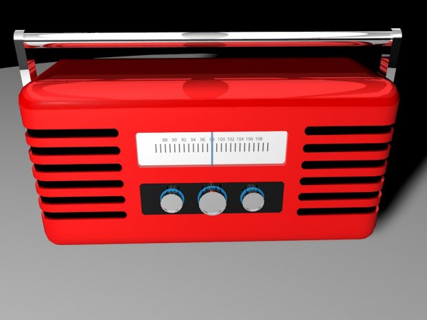 Radio Free 3D Model - .3ds .obj .c4d .fbx - Free3D