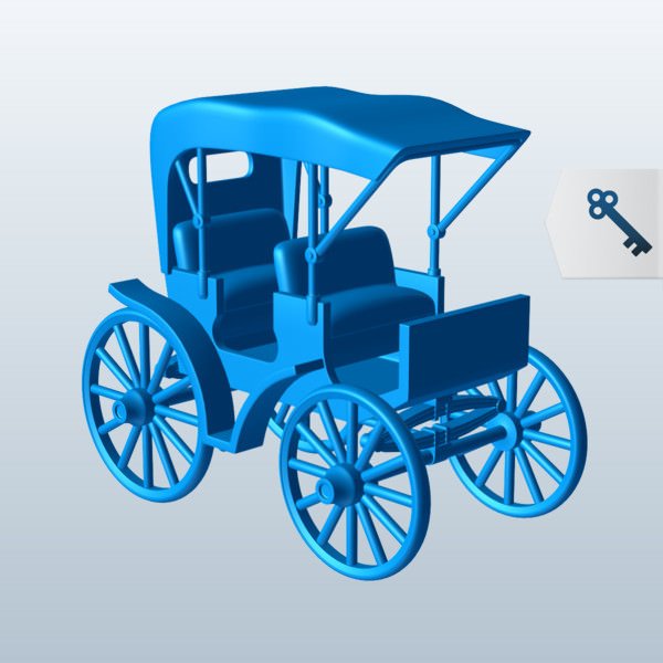 Surrey carriage v1 Free 3D Model - .obj .stl - Free3D