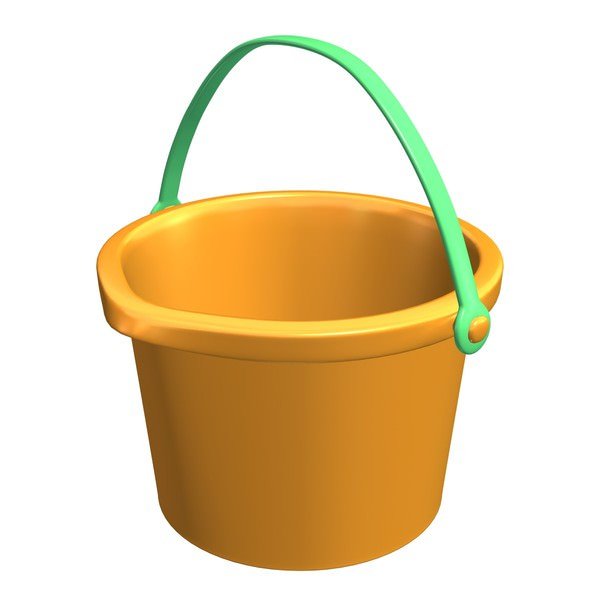 Bucket v1 Free 3D Model - .obj .stl - Free3D