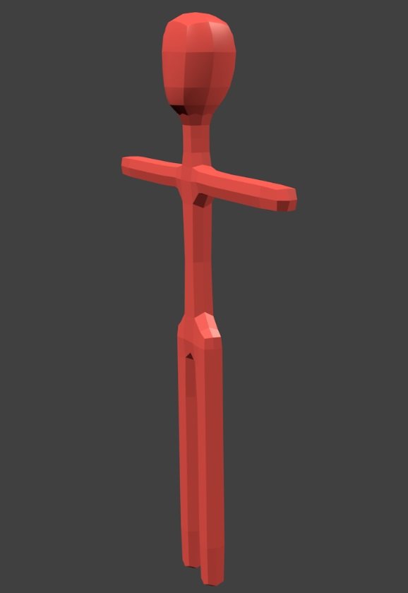 Simple Stickman Free 3D Model - .obj .fbx .mtl - Free3D