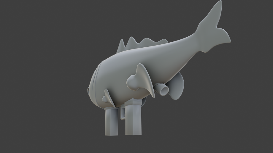 Fish Rocket Launcher Free 3D Model - .fbx .obj - Free3D