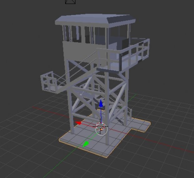 Watch Tower Army Free 3D Model - .3ds .obj .blend .fbx - Free3D