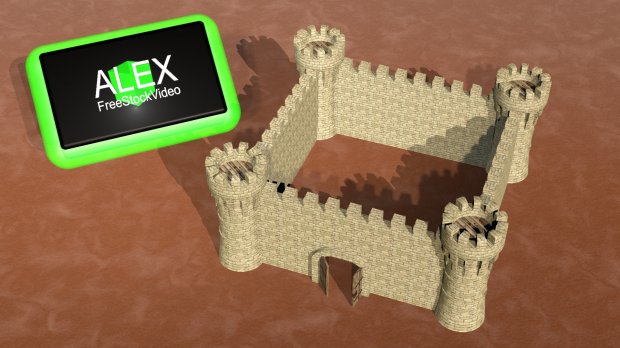 Easy Castle Free 3D Model - .obj .c4d - Free3D