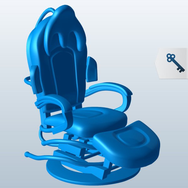 Glider Rocking Chair V2 Free 3D Model - .obj .stl - Free3D