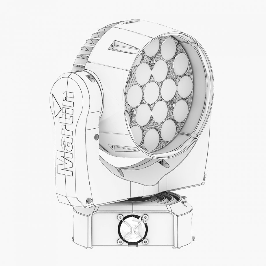 Stage Light 11 Free 3D Model - .stl .obj .max .fbx .cinema .4d .aep ...