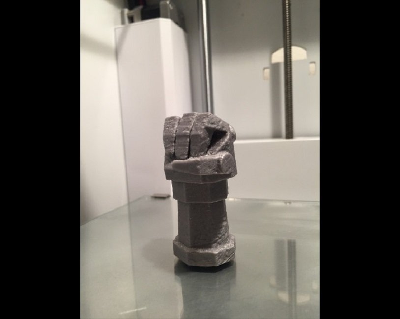 Punch fist HellBoy Free 3D Model - .stl - Free3D