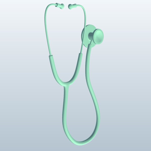 Stethoscope v1 Free 3D Model - .obj .stl - Free3D
