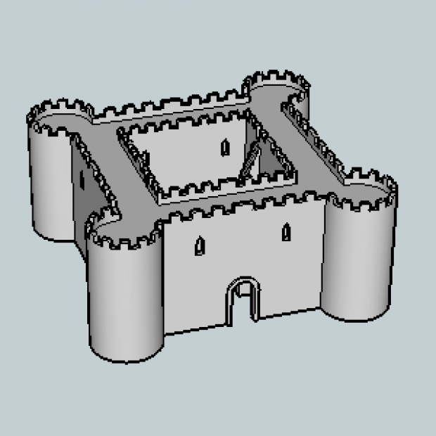 Fort Free 3D Model - .skp .stl - Free3D