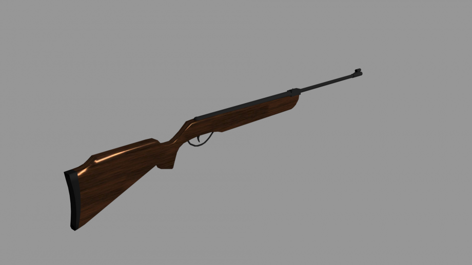 Air Rifle Free 3D Model - .blend .obj .dae .fbx - Free3D