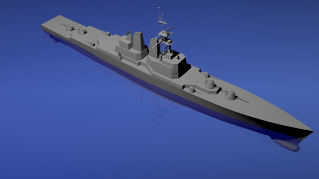 Simple warship Free 3D Model - .blend - Free3D