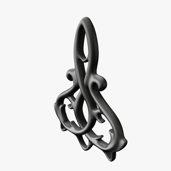Filigree Element v2 Free 3D Model - .obj .stl - Free3D