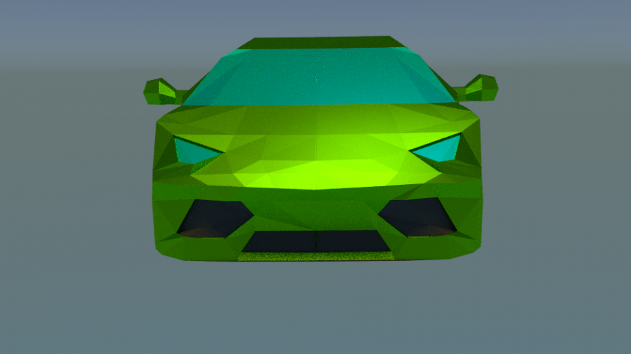 Low Poly Lamborghini Avendator Free 3D Model - .blend - Free3D