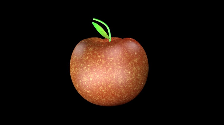 Apple Free 3D Model - .c4d .obj .3ds .fbx - Free3D