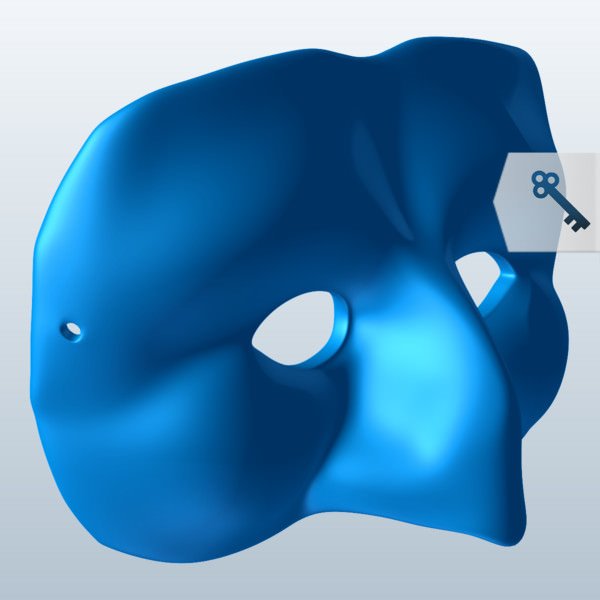 Venetian Magician Mask v1 Free 3D Model - .obj .stl - Free3D