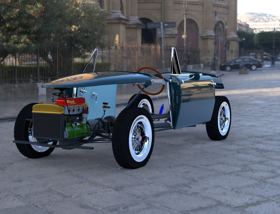 SIMCA Aronde WE 1955 Free 3D Model - .obj - Free3D