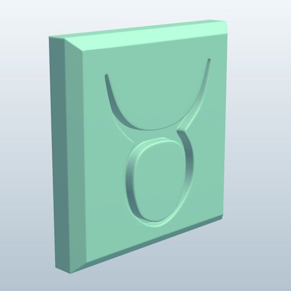 Astrology Taurus v1 Free 3D Model - .obj .stl - Free3D