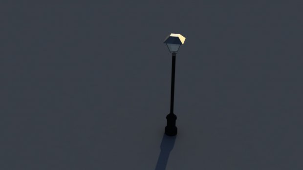 Street Lamp Free 3D Model - .obj .mb .fbx - Free3D