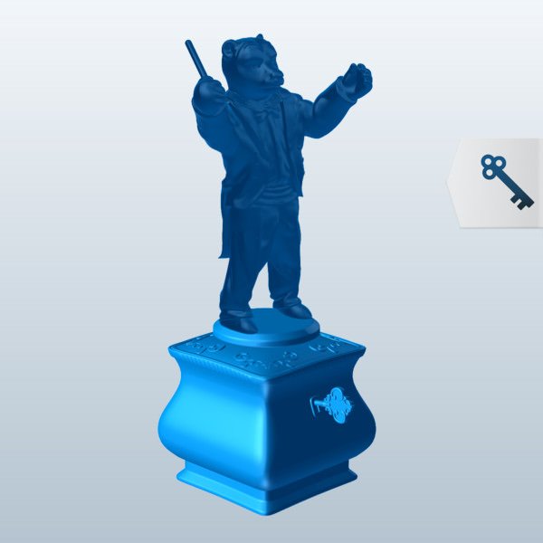 Bear conductor V1 Free 3D Model - .obj .stl - Free3D