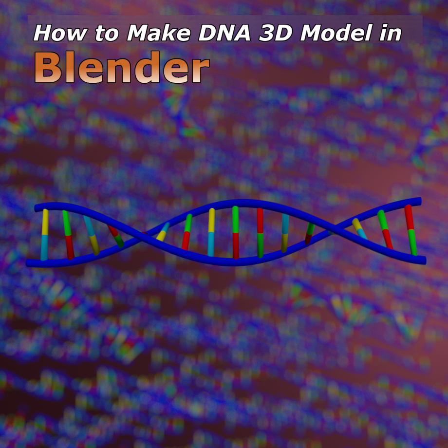 DNA Free 3D Model - .blend .obj .fbx - Free3D