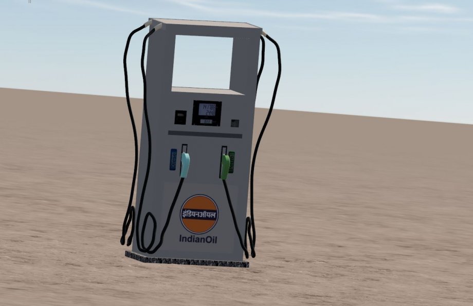 FUEL DISPENSER Free 3D Model - .wrl .stp .iges - Free3D
