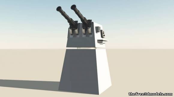 Star Wars emperor Turret Free 3D Model - .3ds .obj .sldprt - Free3D