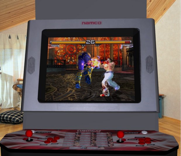 Namco Fighter - Upright Arcade Machine Free 3D Model - .3ds - Free3D