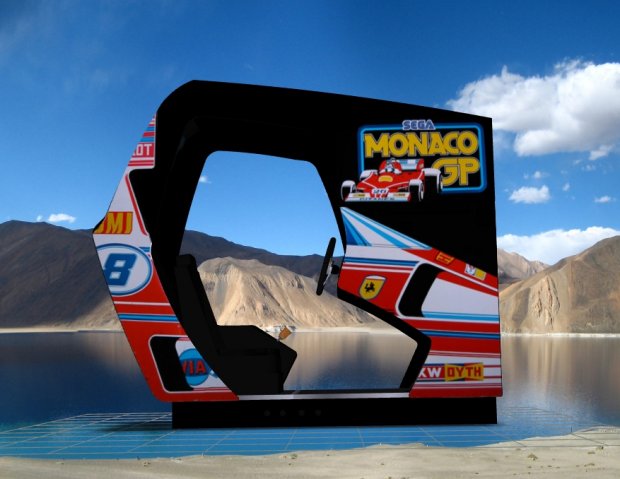 Monaco GP - Upright Arcade Machine Free 3D Model - .3ds - Free3D