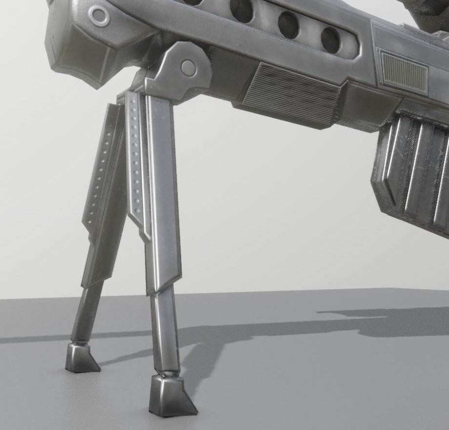 KSR28 Sniperrifle Blender 2-82a Version Free 3D Model - .textures .stl ...