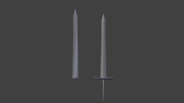 Fantasy Sword Free 3D Model - .obj .blend - Free3D