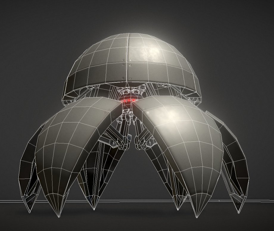 Sphere-Bot Basic Free 3D Model - .blend .dae .fbx .obj - Free3D