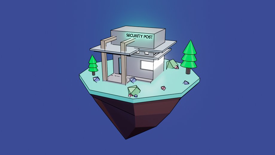 Security Post Free 3D Model - .obj .fbx .blend .x3d - Free3D