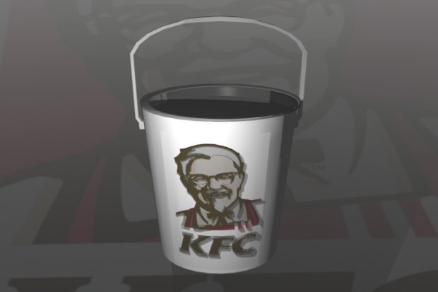 Bucket (KFC) Free 3D Model - .obj .fbx - Free3D