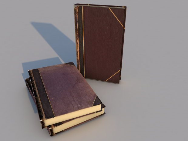 Books Free 3D Model - .c4d - Free3D