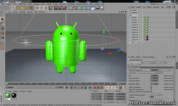 Android Free 3D Model - .c4d - Free3D