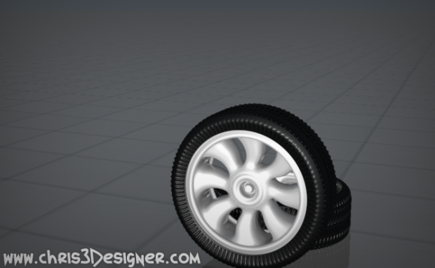 Racing Wheel Free 3D Model - .obj .c4d - Free3D