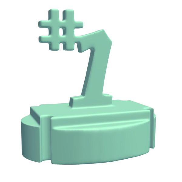 Number1Trophy v1 Free 3D Model - .obj .stl - Free3D