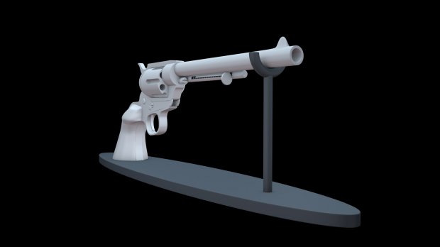 Colt Revolver Free 3D Model - .c4d - Free3D