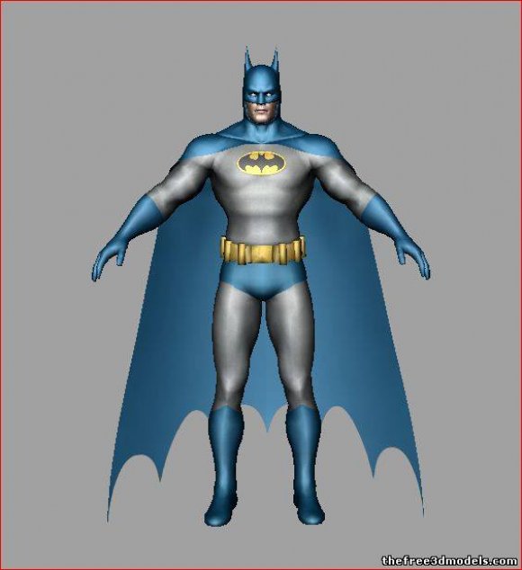 BatMan70 Free 3D Model - .obj .ma .fbx - Free3D