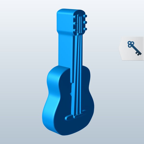Guitar v1 Free 3D Model - .obj .stl - Free3D