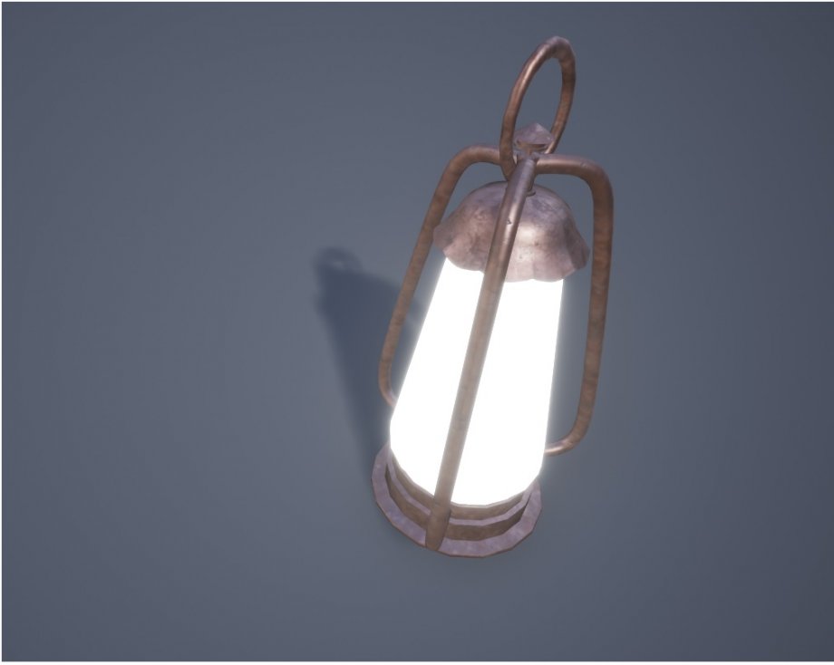 Old Lantern Free 3D Model - .fbx - Free3D