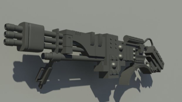 Machine gun Free 3D Model - .max - Free3D
