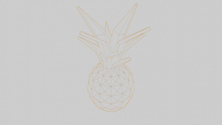 PINEAPPLE LOWPOLY Free 3D Model - .fbx - Free3D