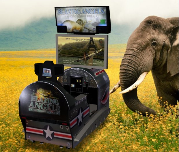 Blazing Angels - Sitdown Arcade Machine gratis 3D-model - .3ds - Free3D