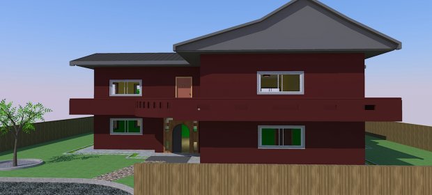 Medium size house Free 3D Model - .skp - Free3D